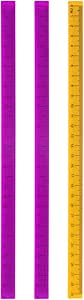 Amazon.com : HARFINGTON 3pcs Whiteboard Magnetic Ruler 29cm Metric Blackboard Straight Rulers ...