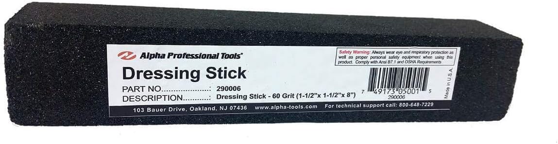 Alpha Tools Resin Dressing Stick for Diamond Blades 60 Grit - Amazon.com