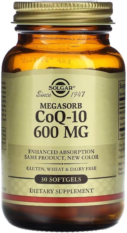 Amazon.com: Megasorb CoQ-10 600mg 30 SG 3-Pack : Health & Household