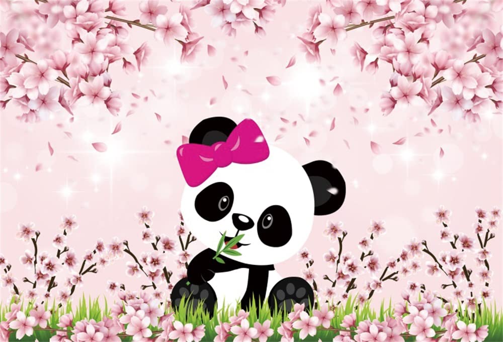 Cute Pink Panda Wallpaper