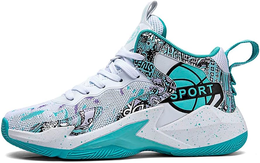 Amazon | [MODGONE] スニーカー バスケットシューズ キッズ バッシュ メンズ レディース ハイカット バスケットシューズ ジュニア バスケットボールシューズ 履きやすい 疲れ ...