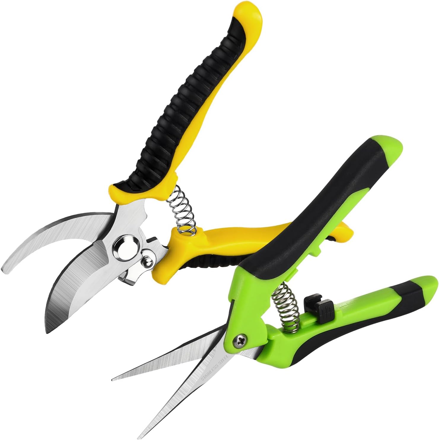 Amazon.com : 2 Packs Garden Pruning Shears, Garden Scissors, Garden ...