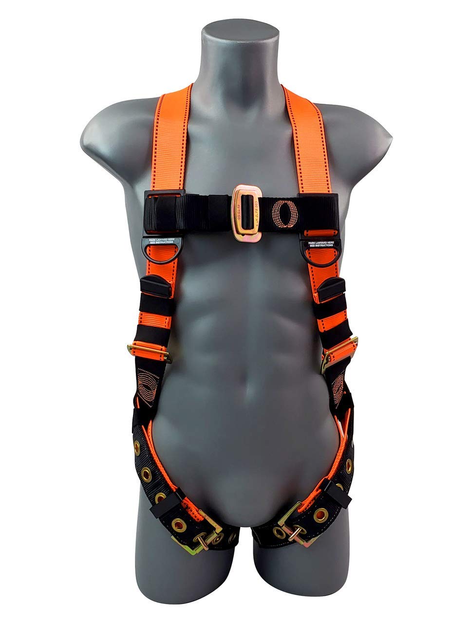 Buy FRONTLINE FALL PROTECTION Combat Construction Full Body Harness + D ...