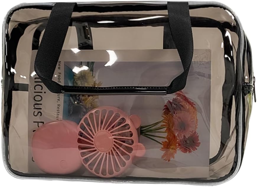 Amazon.com: Travel Clear Waterproof PVC Bag, Toiletry Carry Pouch ...