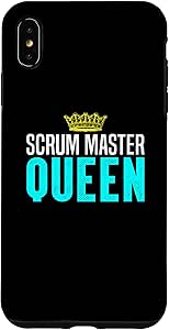 Amazon.com: iPhone XS Max Scrum Master Queen Programmer Employee Appreciation Gifts Case : Cell ...