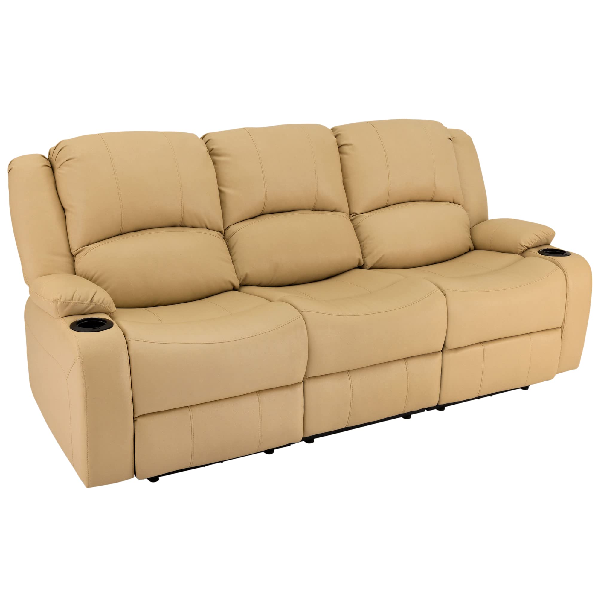 Amazon.com: RecPro RV 80" Powered Triple Recliner Sofa & Drop-Down ...