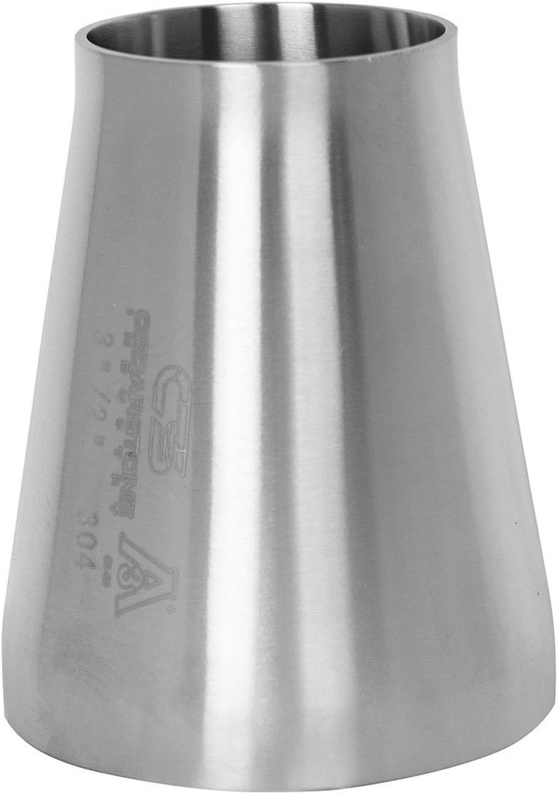 Amazon.com: 1.5"/1" 304 Stainless Steel Concentric Reducer Weld End ...
