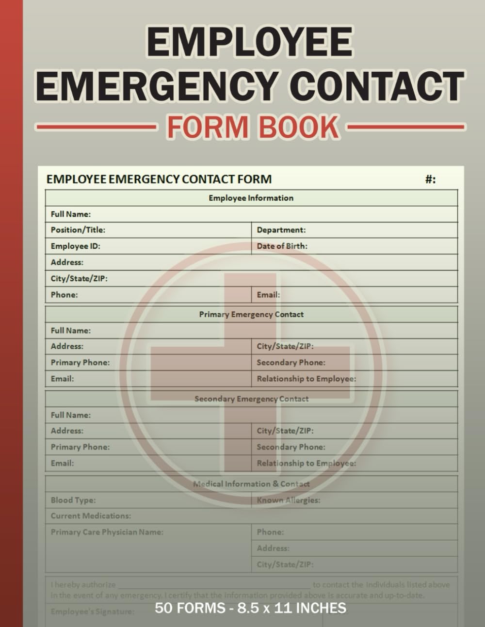 Employee Emergency Contact Sheet Template