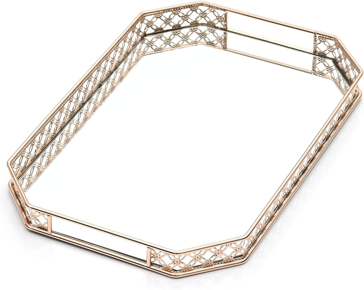Amazon.com: Touch of Class Ballina Mirrored Vanity Tray : Home & Kitchen
