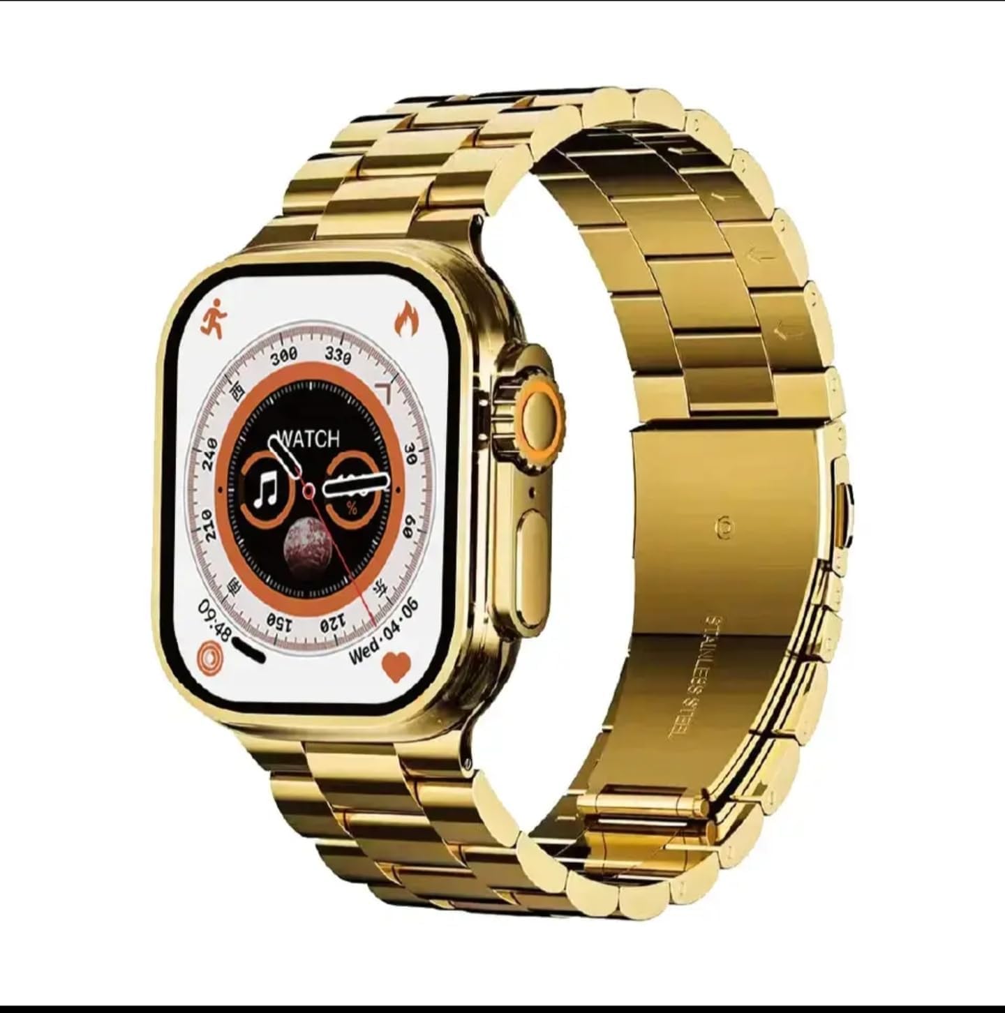 V3Deals Elegant Look Golden Ultra Max 49mm Double Strap Golden Bracelet ...