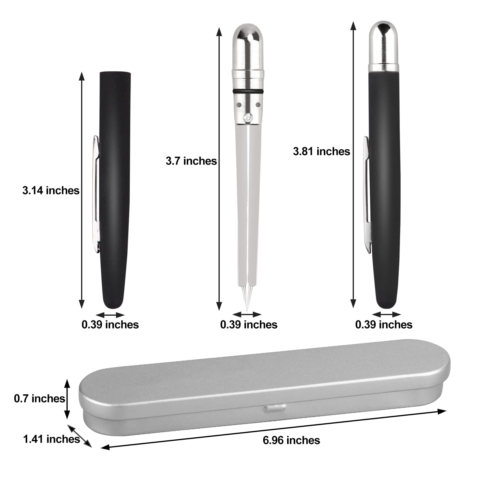Snapklik.com : EKG Caliper Pen, ECG Calipers For Nurses, Black EKG ...