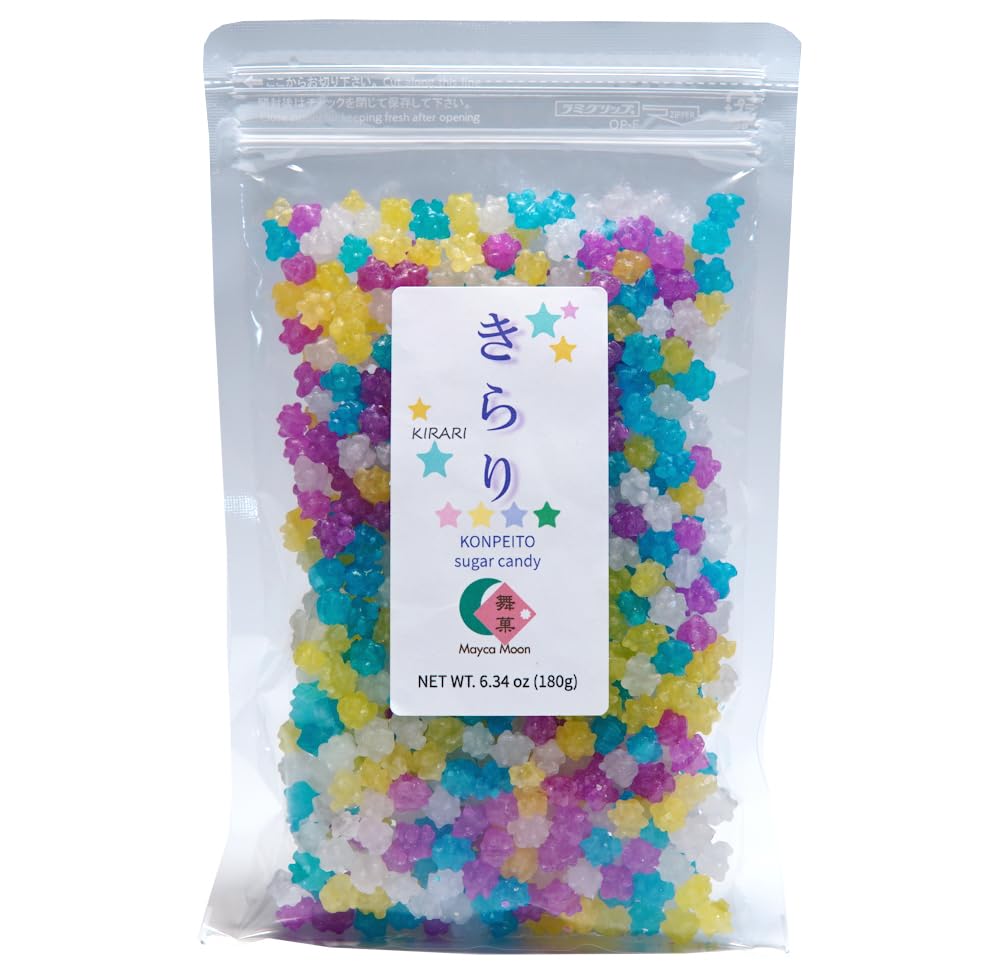 Amazon.com : Mayca Moon KONPEITO Candy KOTOCA series Japanese Tiny Sugar Candy Japanese sweets ...