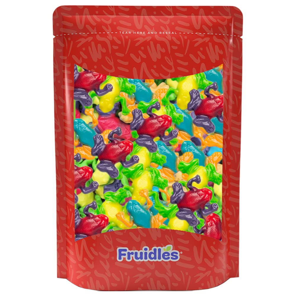 Snapklik.com : Fruidles Rainforest Gummi Frogs Candy, Assorted Fruit ...