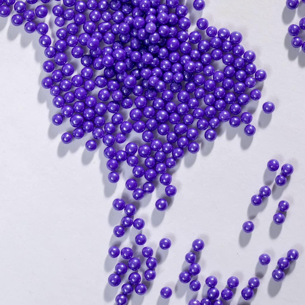 Snapklik.com : Purple Sprinkles Edible Pearl Sprinkles 130g 4.6OZ,Cake ...