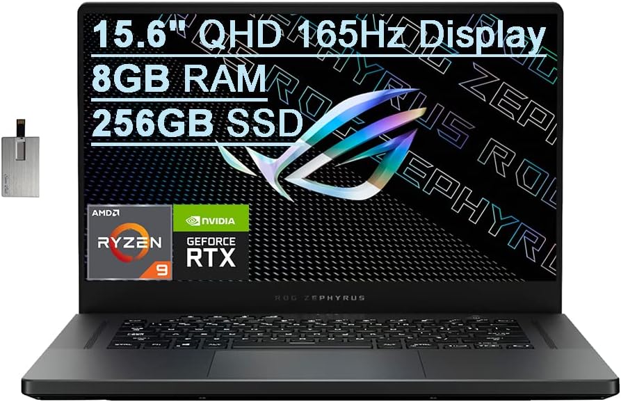 Amazon.com: ASUS 2021 ROG Zephyrus 15.6" QHD 165Hz Gaming Laptop ...