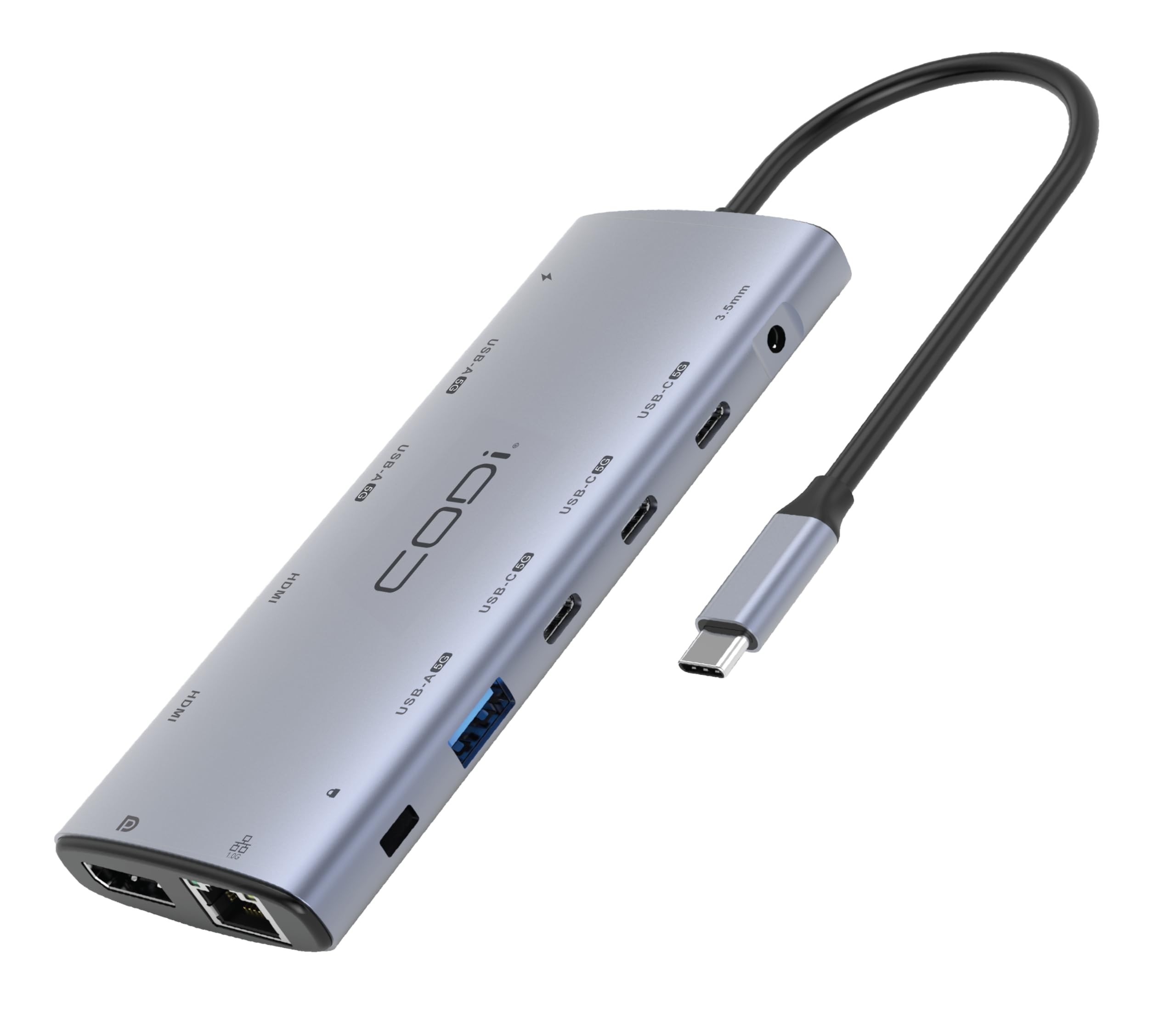 Amazon.com: CODi 12-in-1 Multi-Port USB-C Hub | Dual HDMI, DisplayPort ...