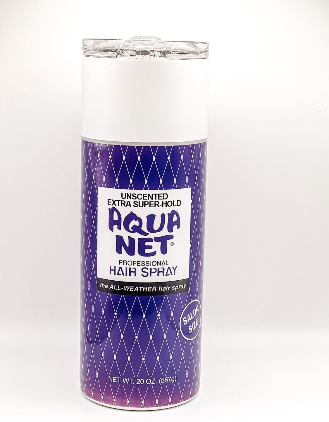 Amazon.com | Aqua Net Tumbler - White 20oz Stainless Steel, 80's ...