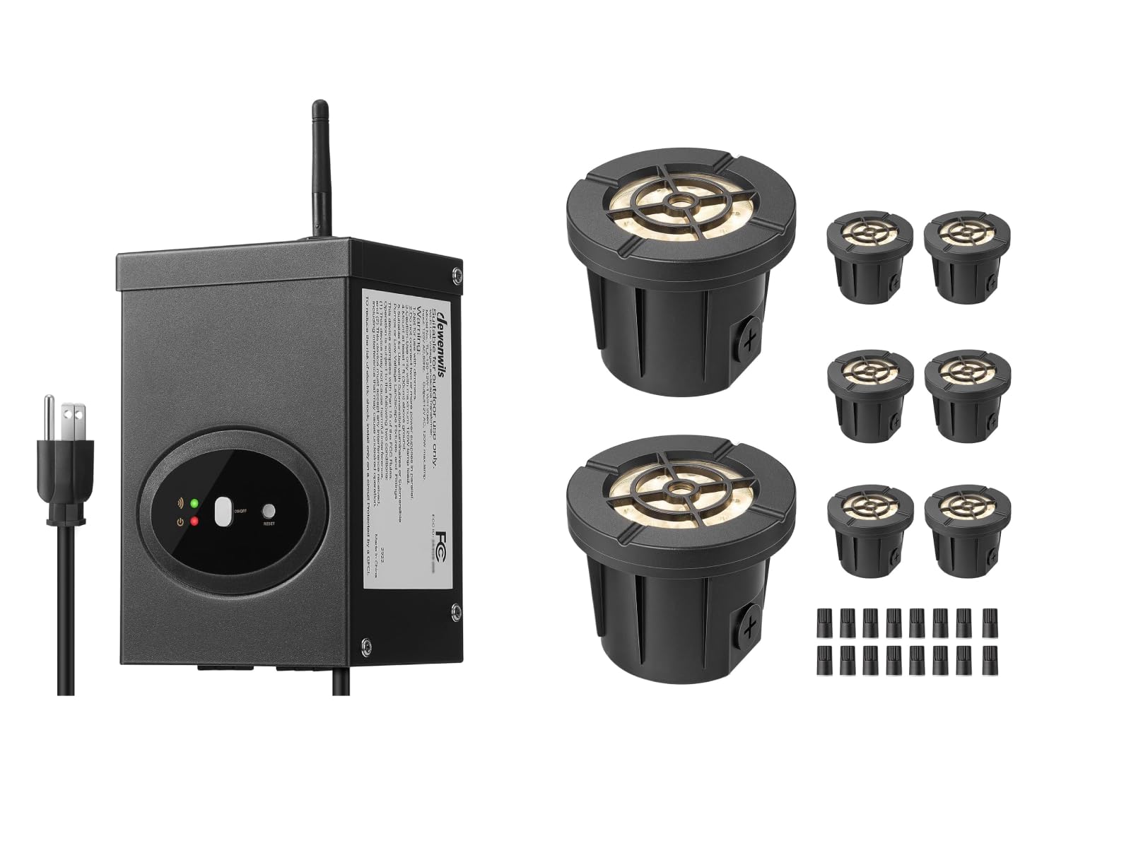 Amazon.com: DEWENWILS 120W Smart Low Voltage Landscape Transformer ...