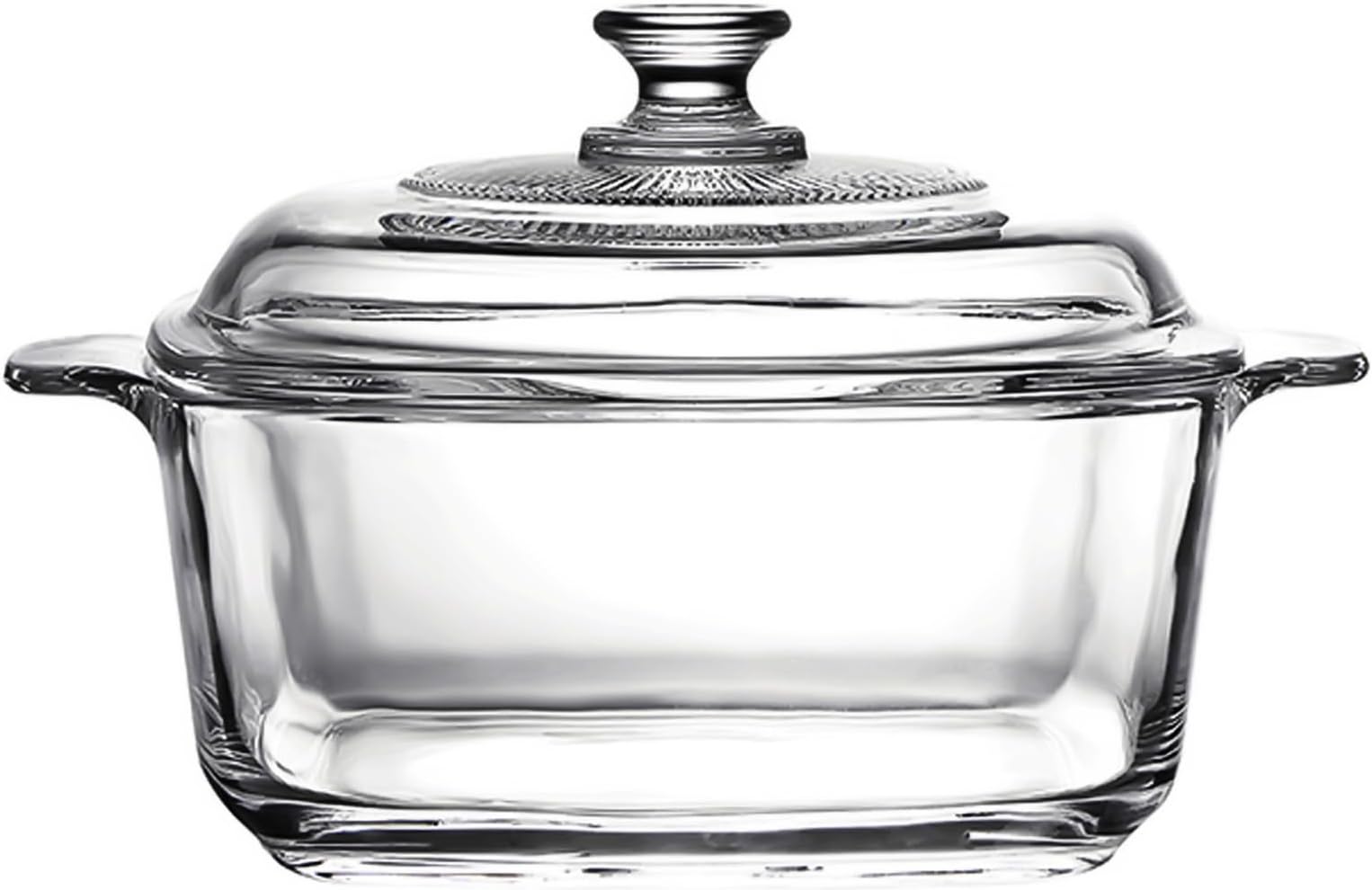 Amazon.com: 1L Glass Casserole Dish with Lid - Small Square Casserole ...