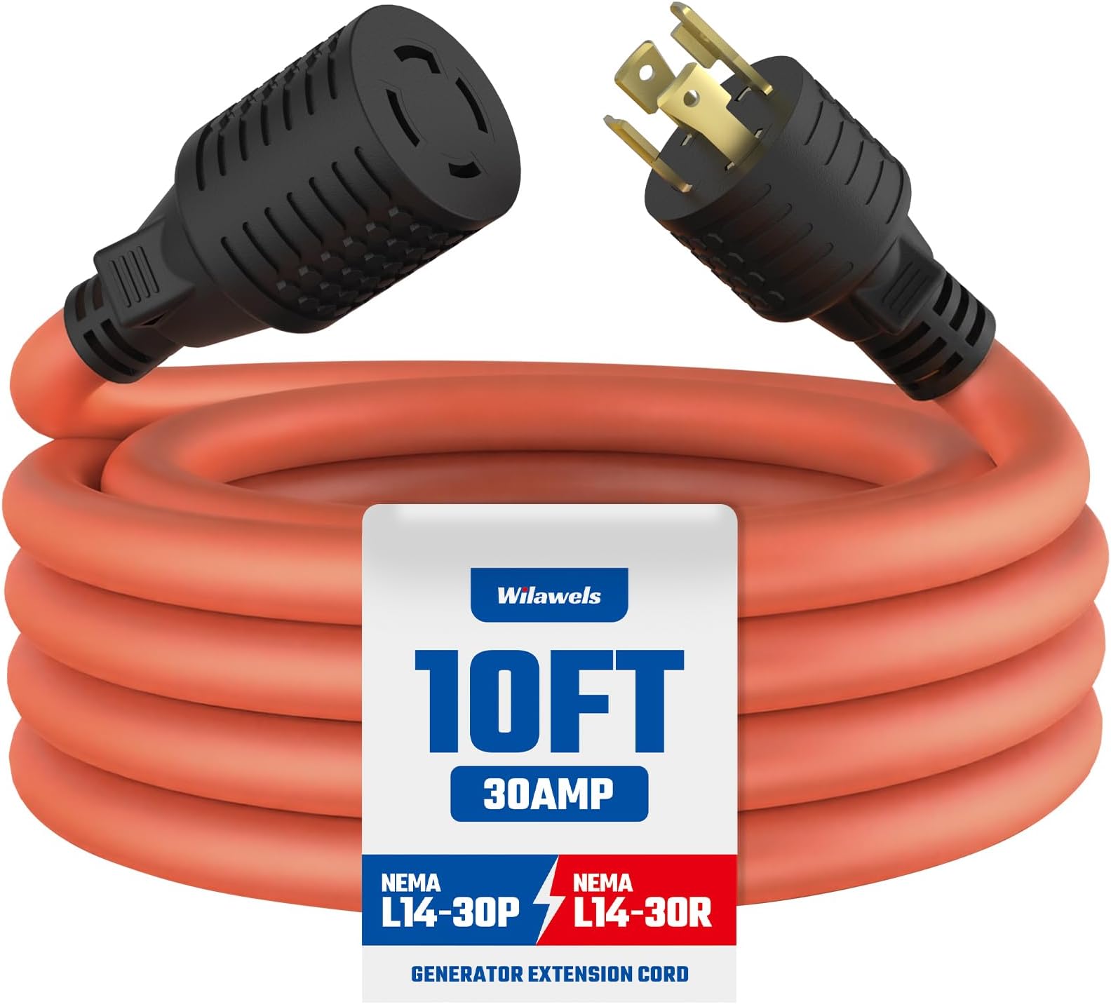 Amazon.com: Kutatek 35Ft L14-30P to Four 5-20R, 4 Prong Generator ...