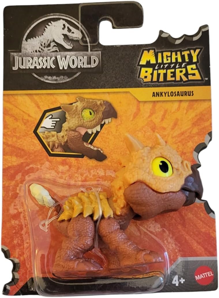 Amazon.com: Jurassic World Mighty Little Biters, Dinosaur Action Figure ...