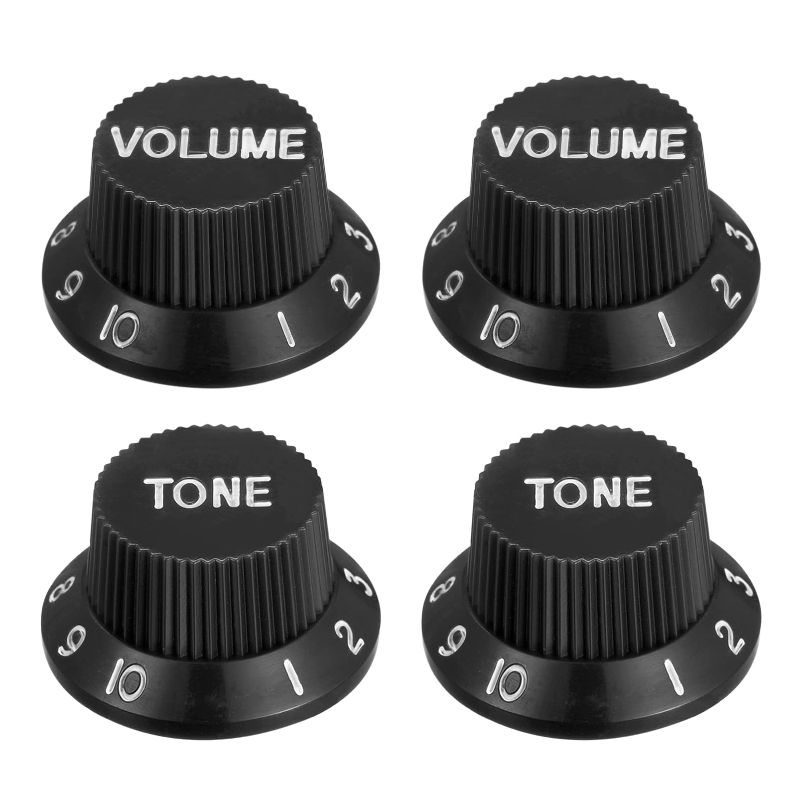 Amazon.com: MECCANIXITY Speed Control Knobs 6mm ID 2 Volume 2 Tone Top ...