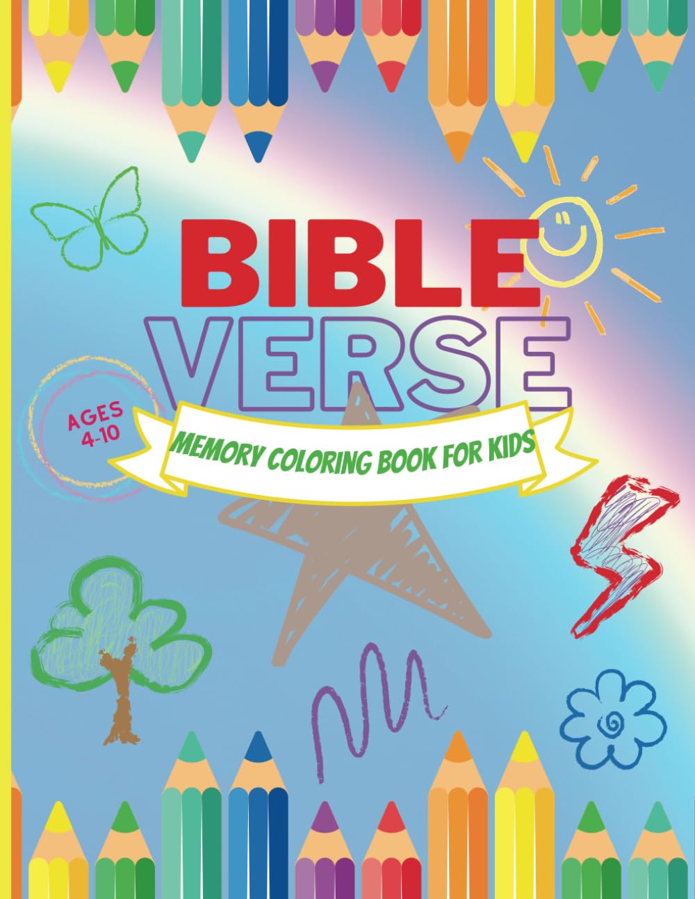 Bible Verse Memory Coloring Book for Kids: Grow Your Faith With God ...