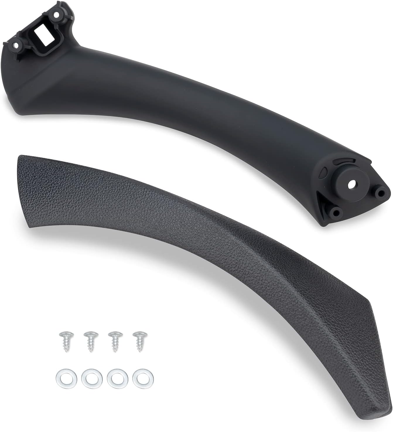 Amazon.com: Black Rear Left Interior Inner Door Panel Handle and Door ...