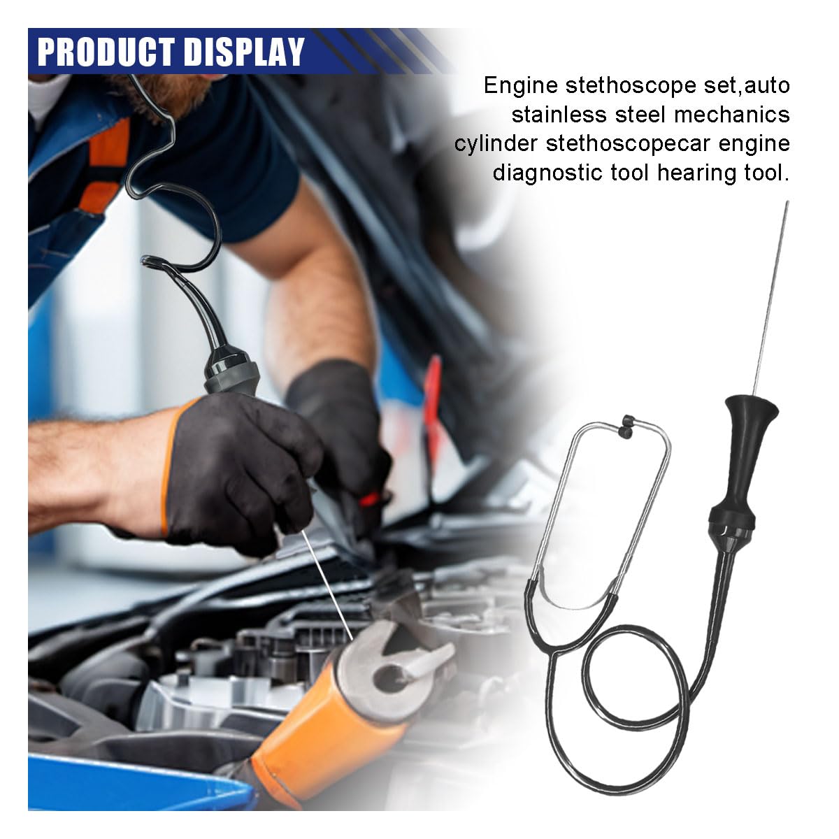 Snapklik.com : Mechanic Stethoscope, Automotive Engine Diagnostic Tool ...