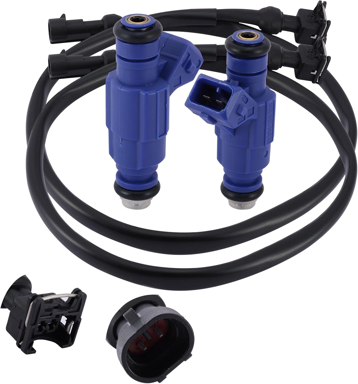 Amazon.com: AULINK 2PCS Fuel Injector Harness Set 0280156208 For ...
