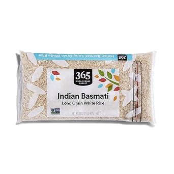 Amazon.com: 365 by Whole Foods Market, Indian Basmati White Rice, 32 Ounce