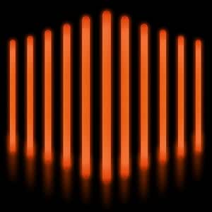 Amazon.com: YOFOBU 12 Inch Orange Glow Stick Bulk 24 PCS Big Light ...