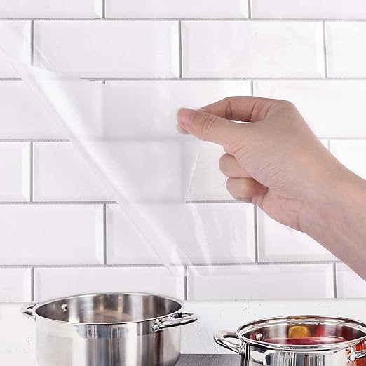 Clear Contact Paper Peel and Stick, 42 * 100cm Self Adhesive Contact ...