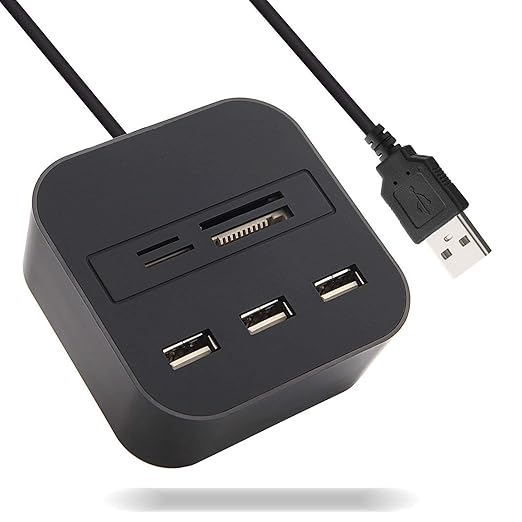 Pruthvik High Speed All in One USB Hub Combo 3 USB ports and all in one ...