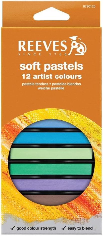 Amazon.com: Reeves 12 Colors Soft Pastel Set