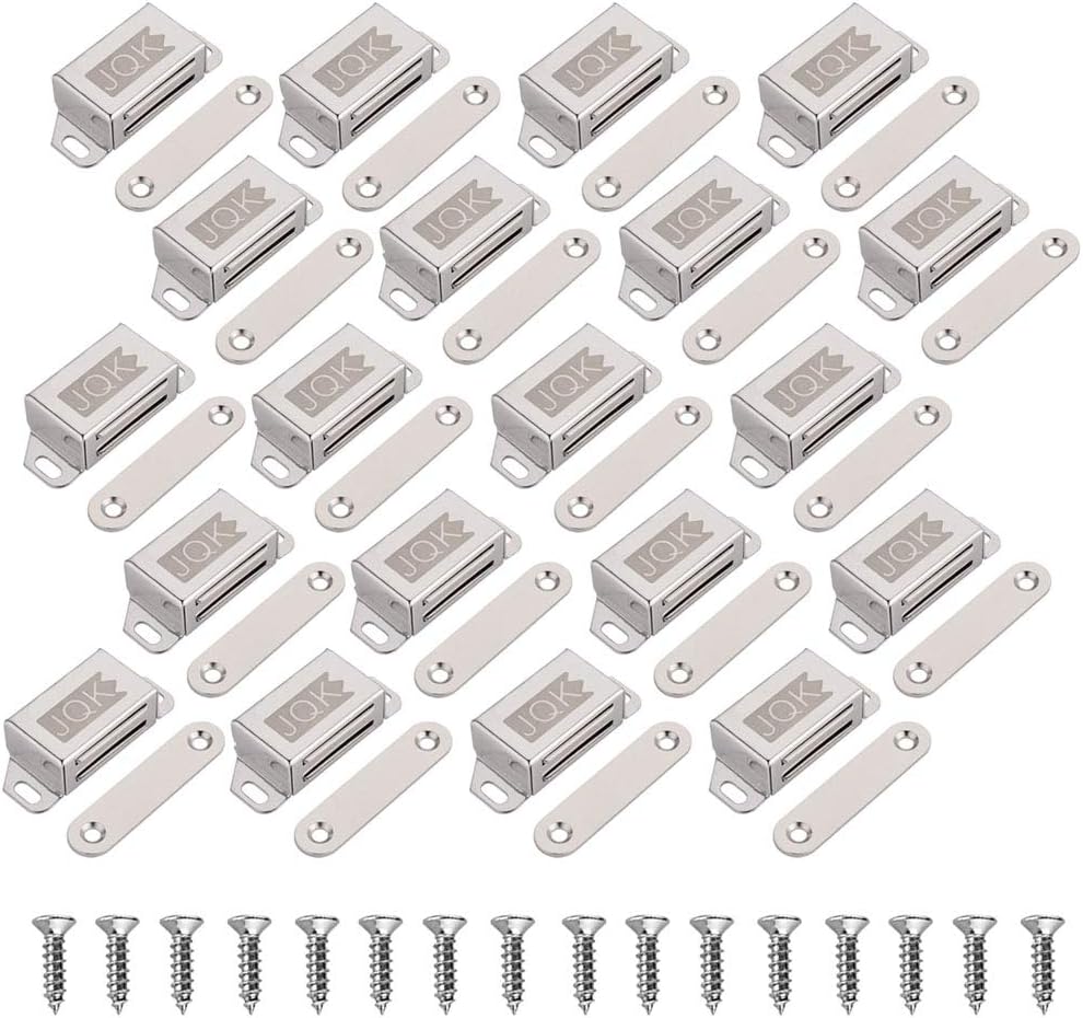 QEDT Cabinet Magnet Latch - Best for Cabinet Doors, Cupboards, Drawers ...