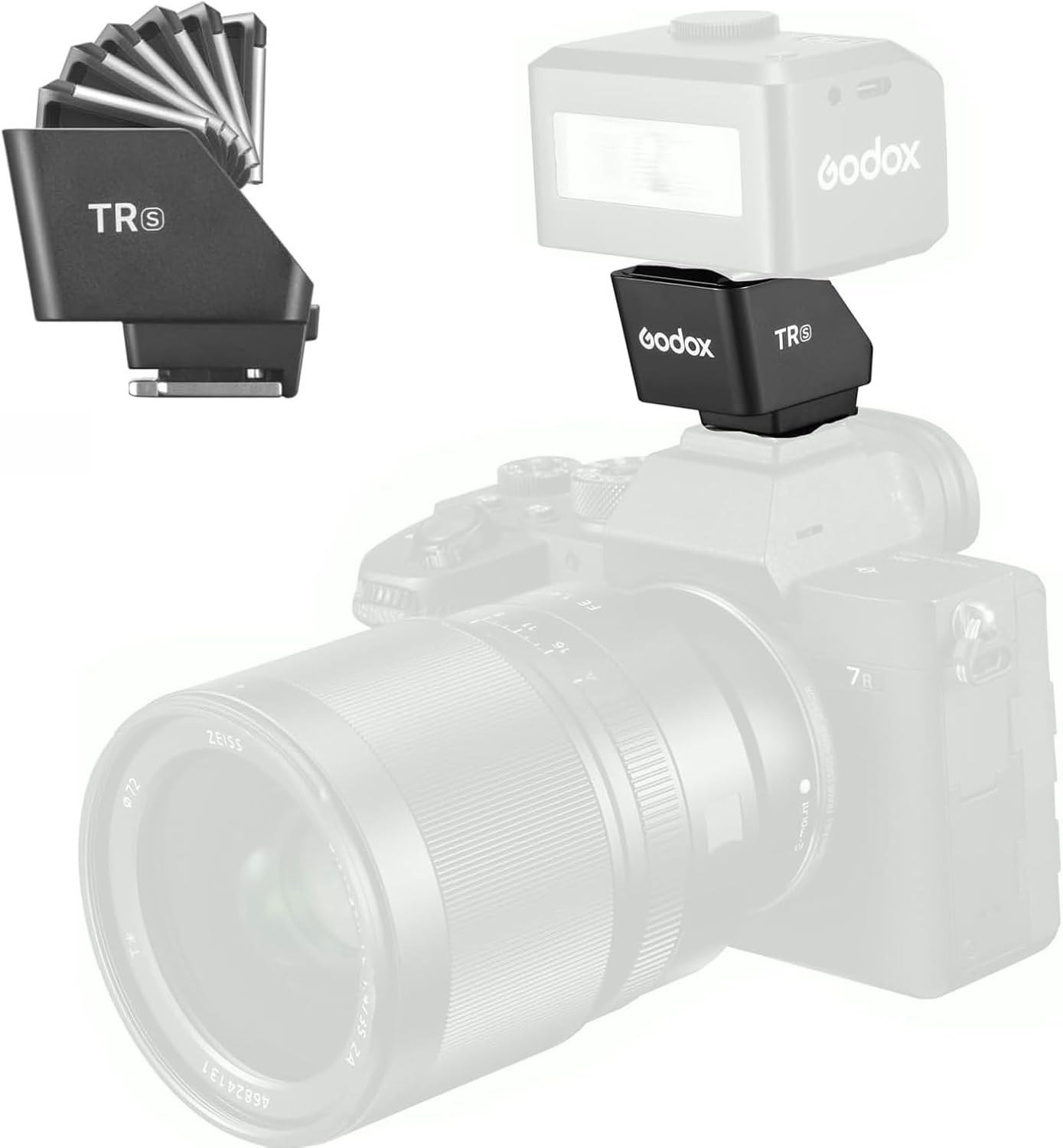 Amazon.com : Godox TR S for Sony Camera,TTL Hot Shoe Riser Hot Shoe ...