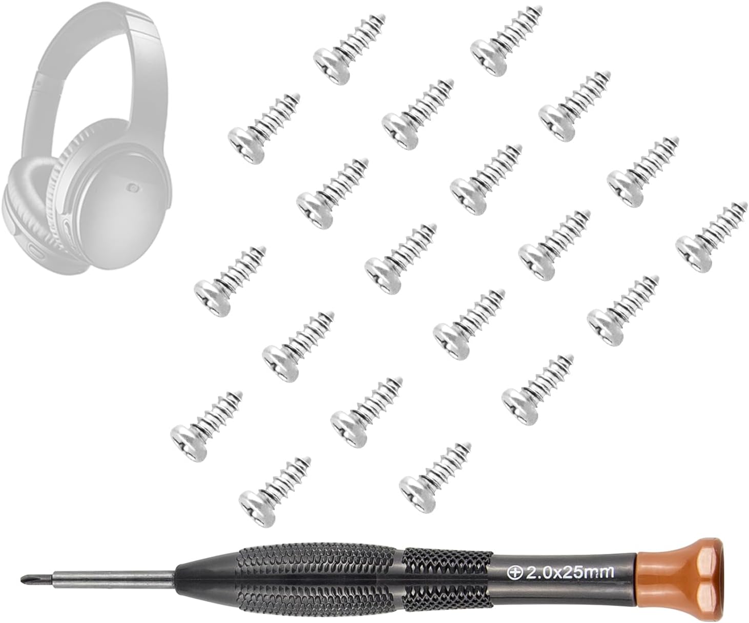Amazon.com: SOULWIT Replacement Headband Screws for Bose QuietComfort ...