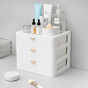 Amazon.com: 3 Tier Plastic Storage Cabinet,Craft Storage Cabinet with ...