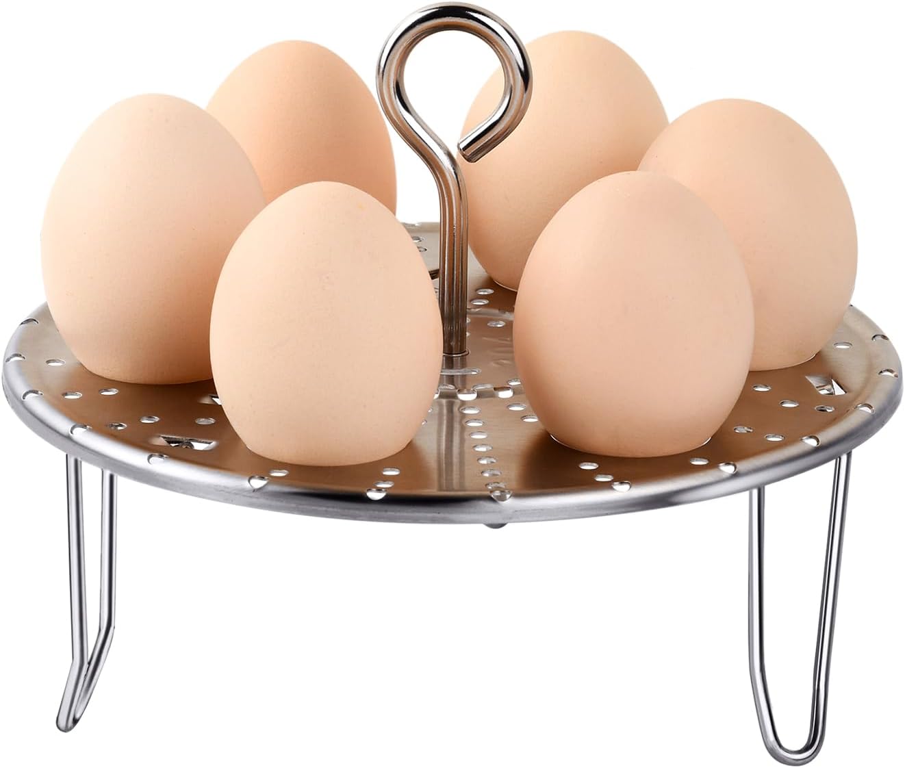 Amazon.com: Egg Steamer Rack 304 Stainless Steel Foldable Steaming ...