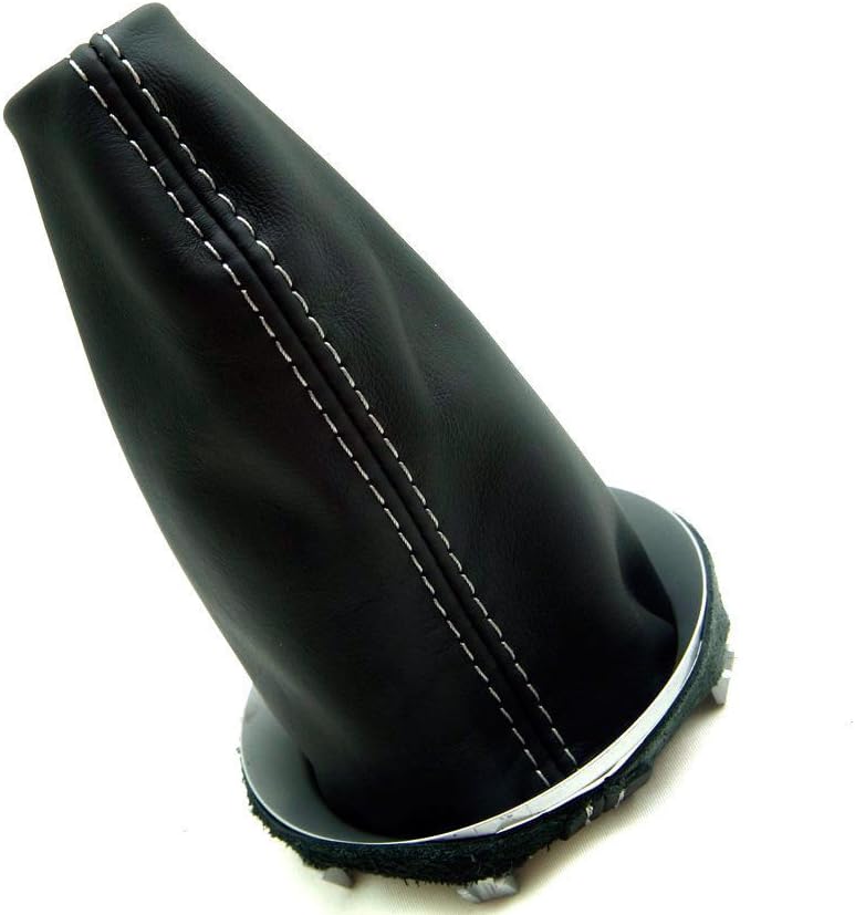 Amazon.com: Autoguru Manual Shift Boot Synthetic Leather Black, Gray ...