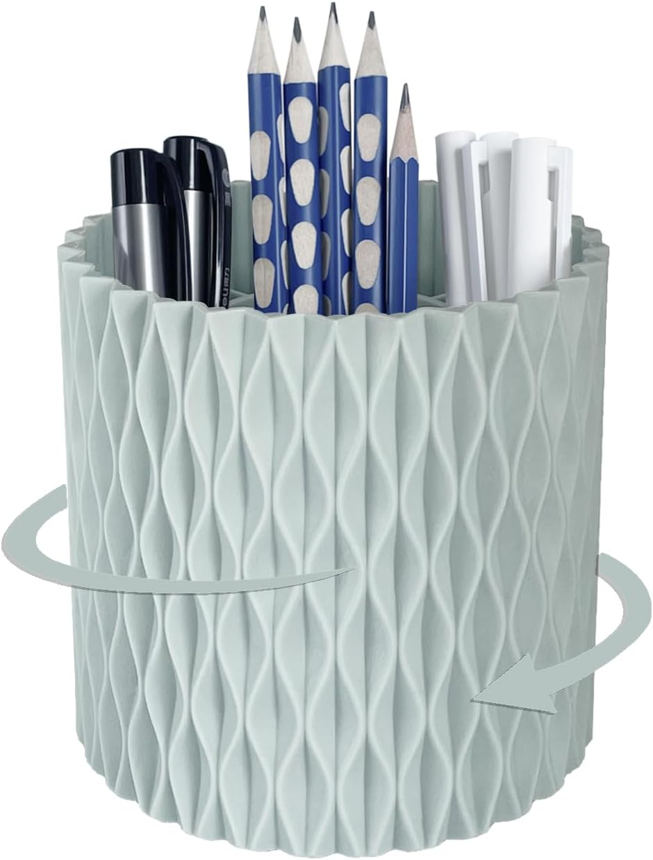 Amazon.com: Lebenrich Rotating Pen Pencil Holder for Desk, 5 Slots ...