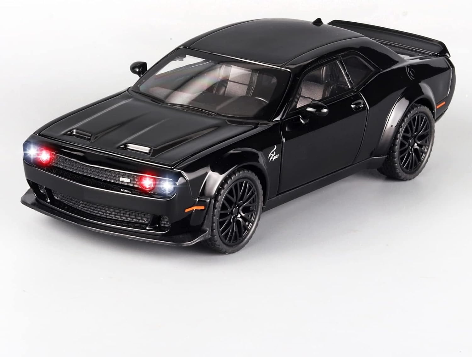 NALACAL Dodge Challenger Toy Hellcat Toy Car for 1: 32 Scale, Realistic ...