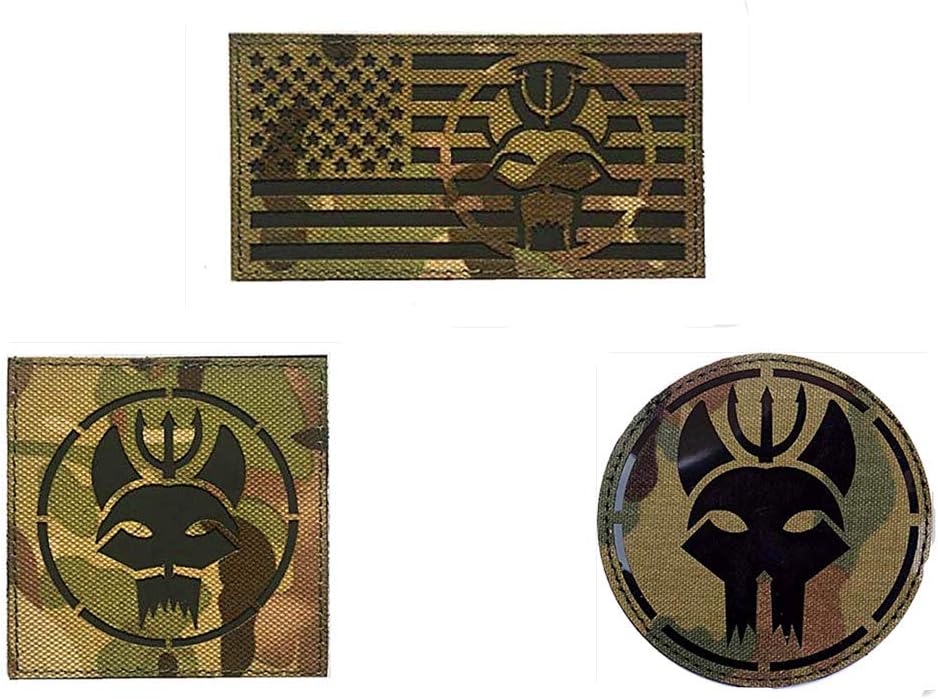 Amazon.com: Navy Seal Team 6 Bravo DevGru TV Show Wolf Head Trident ...
