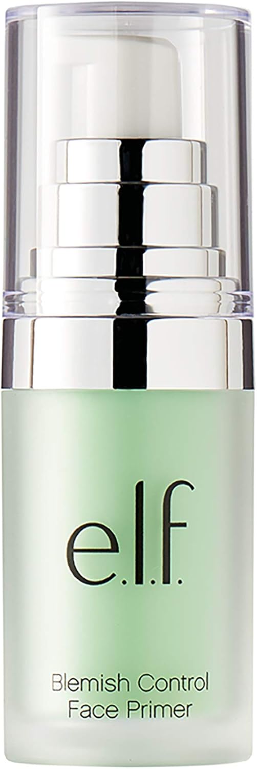 e.l.f. Blemish Control Face Primer, Acne Fighting Formula, Preps ...