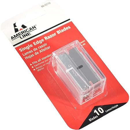 Amazon.com: American Line Single Edge Razor Blades - 100-Pack - 0.009 ...