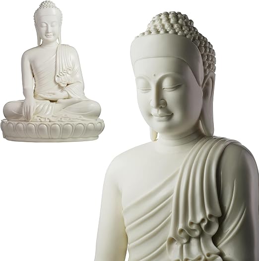 Amazon.com: FENGSHUI-CAISHEN Top Ceramic Big Buddha Statue for Home ...