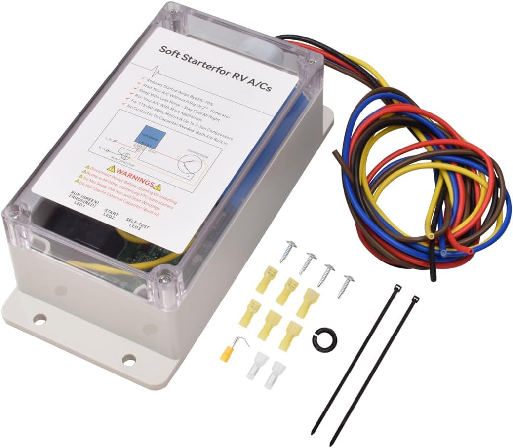 Amazon.com: RV Air Conditioning Auxiliary Soft Starter Easy Start 12V ...