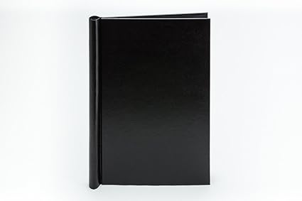 A4 Portrait Springback Binder 25mm - Black Polished Leather Grain ...