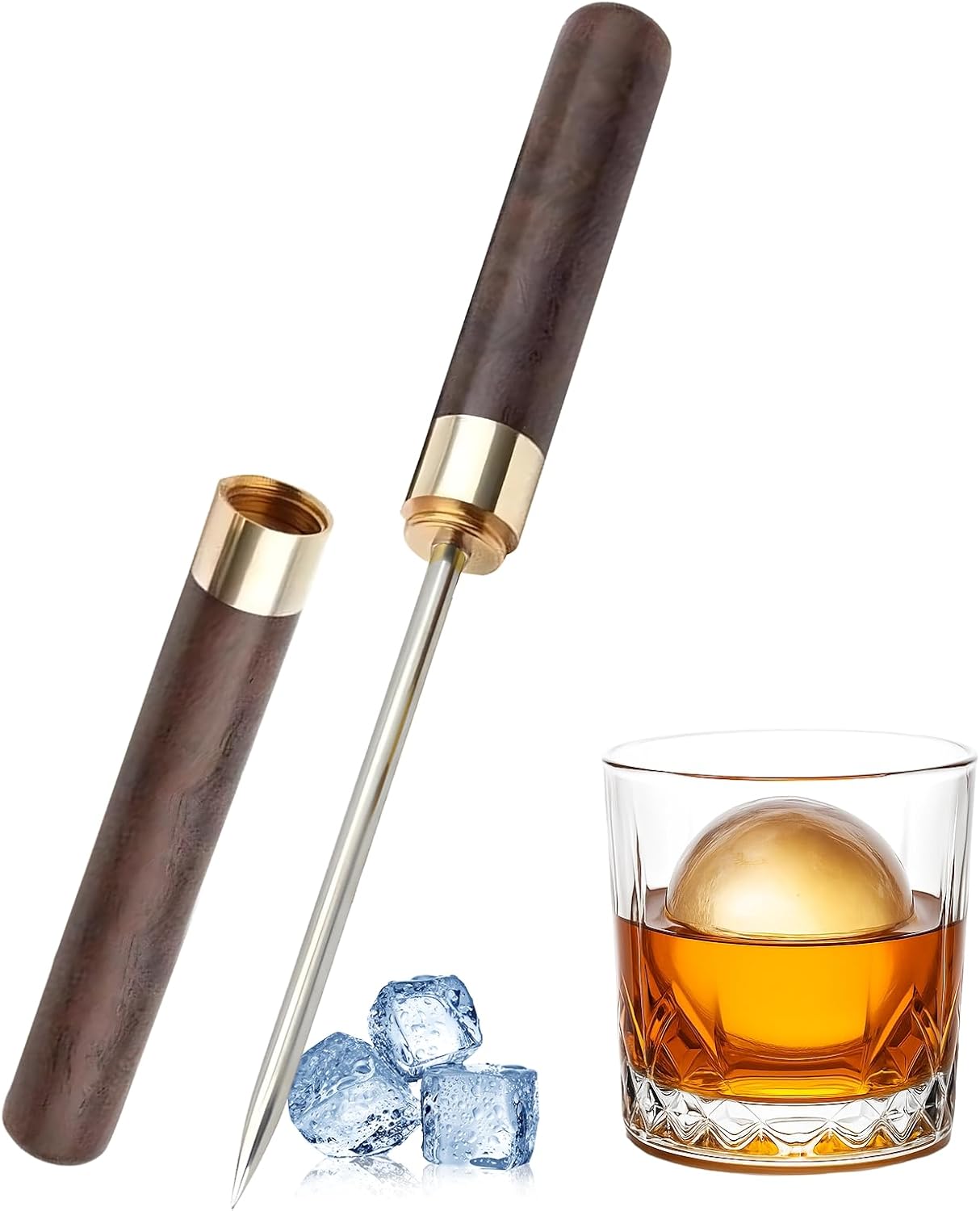 Amazon.com: Ice Pick - 9 Inch Ice Cutter, Stainless Steel Ice Pick with ...